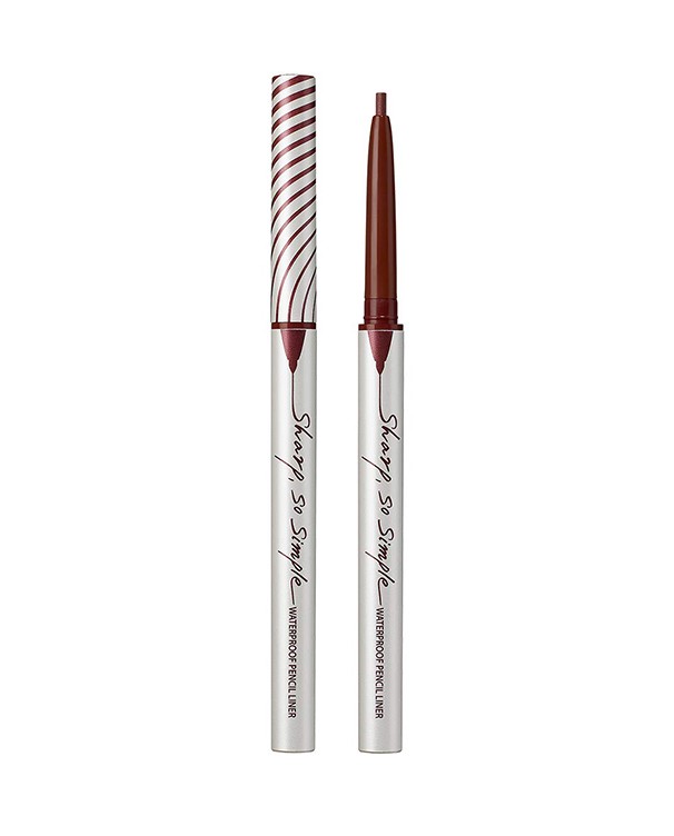 Clio Sharp, So Simple Waterproof Pencil Liner 04 Maroon Brown