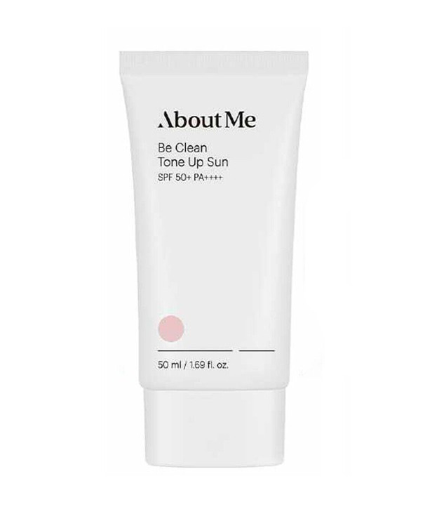 About me Be Clear Tone Up Sun SPF50+ PA++++ 50ml