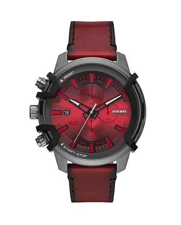 Diesel Griffed Red Men's Quartz Watch Model DZ4594 | Arktastic