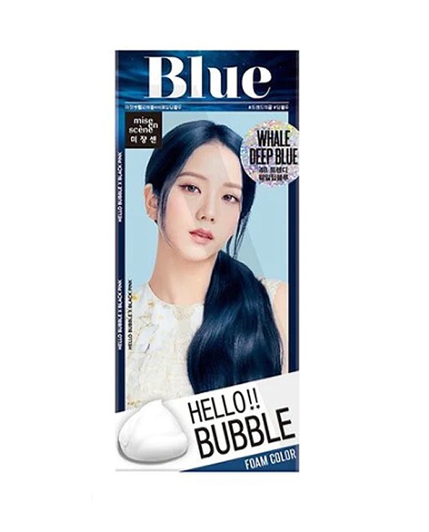 Miseenscene Hair Colour - Hello Bubble 4B Whale Deep Blue