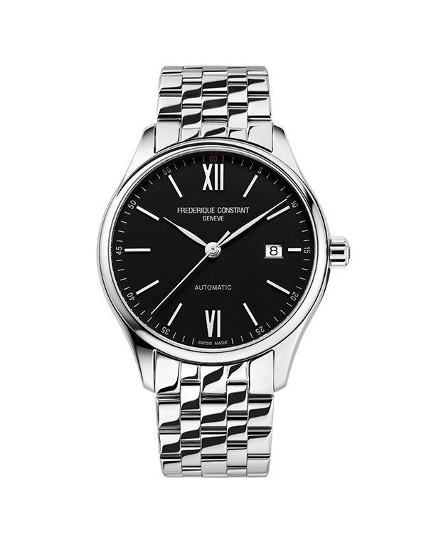 Frederique Constant Classics Index Automatic Black Dial Men's Watch ...