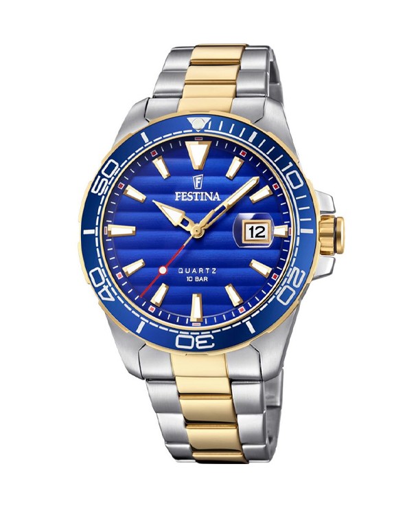 Festina Prestige Men's Blue Dial Quartz Watch Model F20362/4 | Arktastic